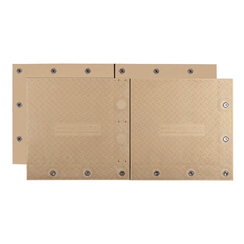 MegaDeck HD+ Composite Access Mat with S2 Lock - 14' x 7.5' Biege HDPE ...